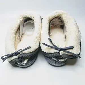 Kooba | Shoes | Nwt Kooba Slippers Womens Top Folded Sherpa Feel Lining ...